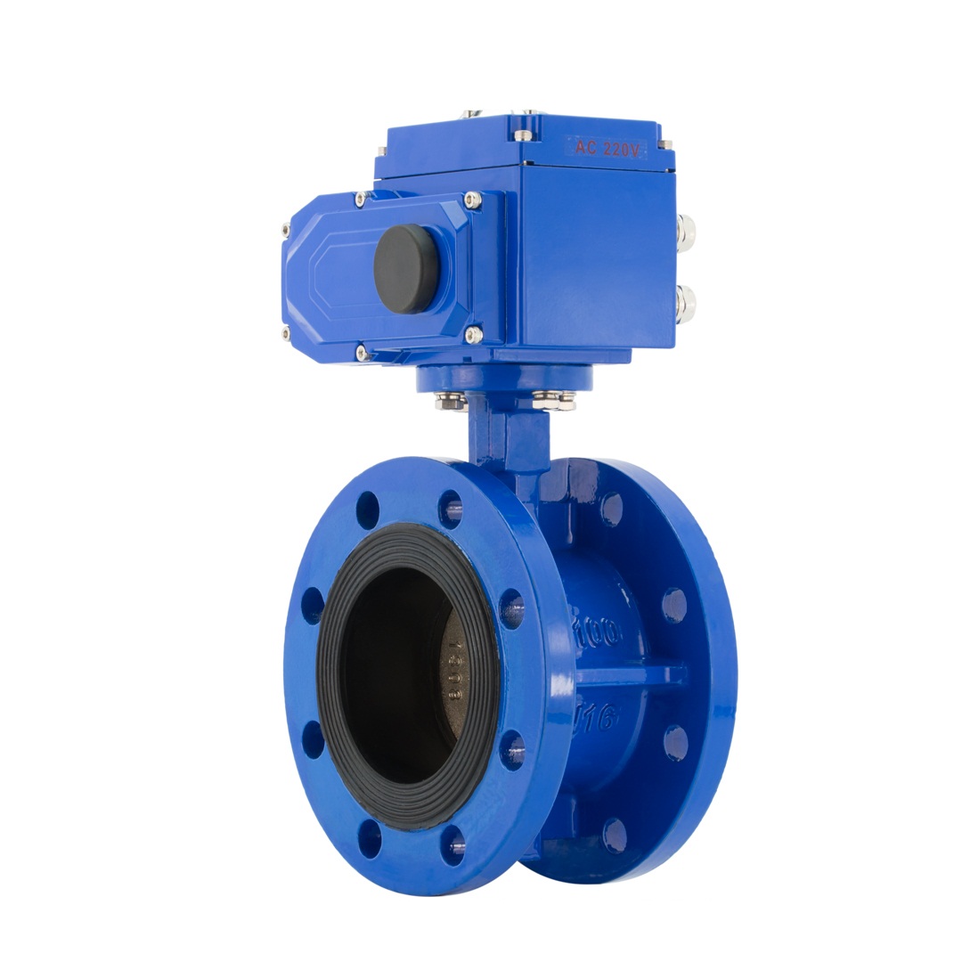 电动蝶阀D941X-16 -厂家货源- 上海浦蝶阀门有限公司